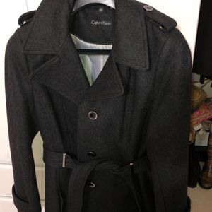 Calvin Klein | Jackets & Coats | Brand New Calvin Klein Wool Coat ...